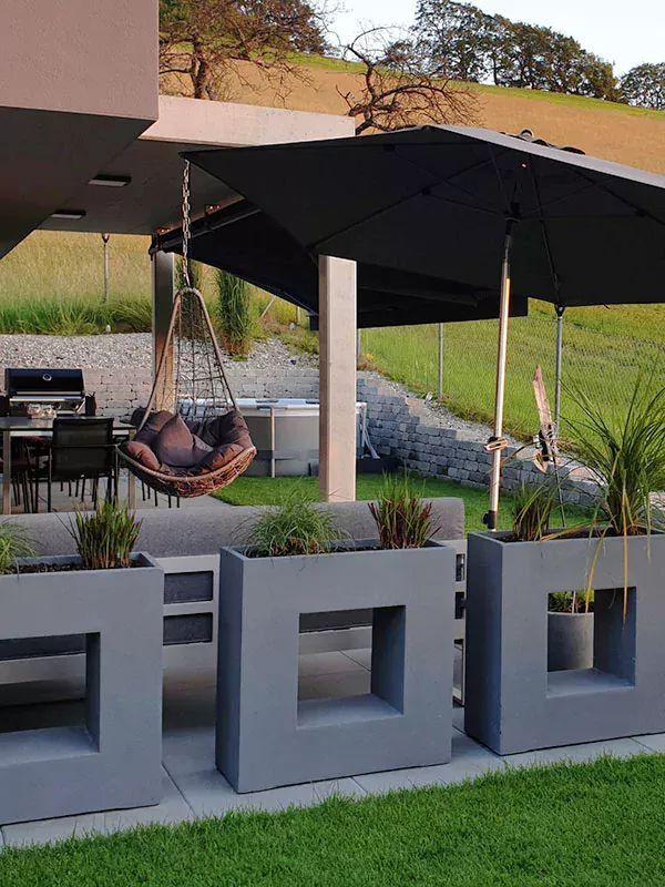 FRP Fiberglass Outdoor Planter – FRP SCULPTURE