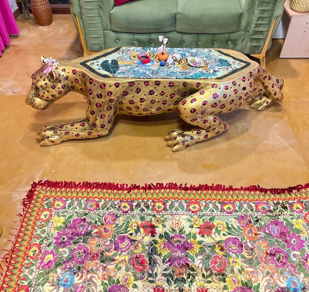 FRP Leopard Table – FRP SCULPTURE