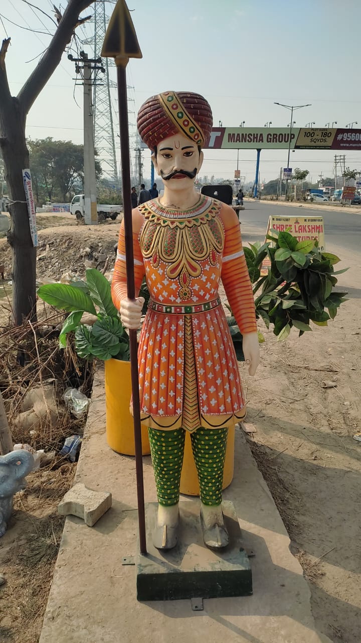 FRP Rajasthani Darban Statue – FRP SCULPTURE